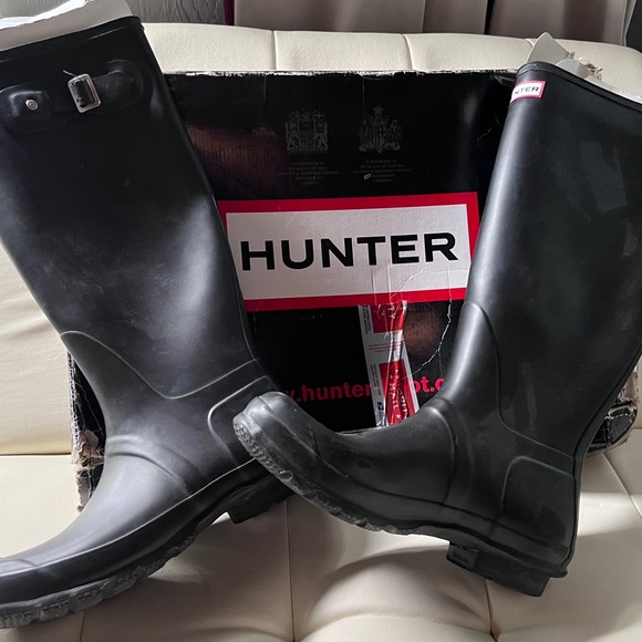 Hunter | Shoes | Tall Matte Black Hunter Boots | Poshmark